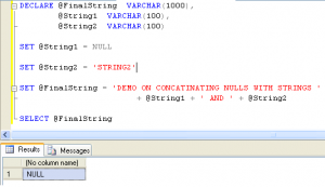 Concatenating Strings to NULL values | Learn SQL With Bru